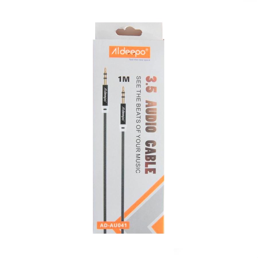 ALDEEPO-AD- AUO41-AUDIO CABLE-BLACK/RED
