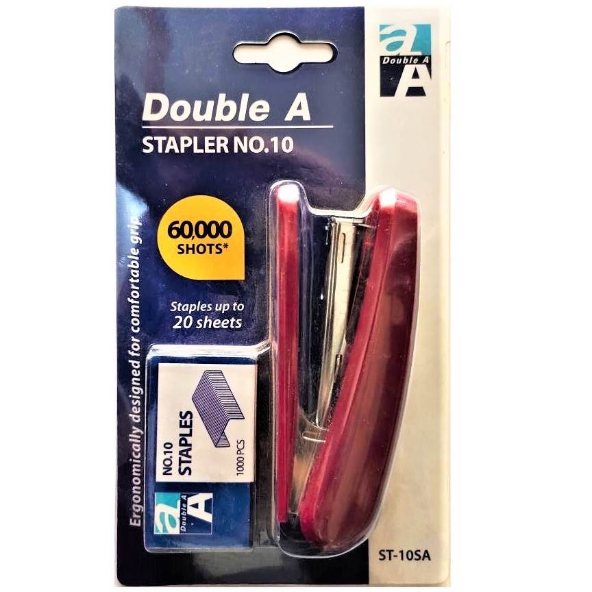 Double A stapler with stapler pin box - 1 pcs