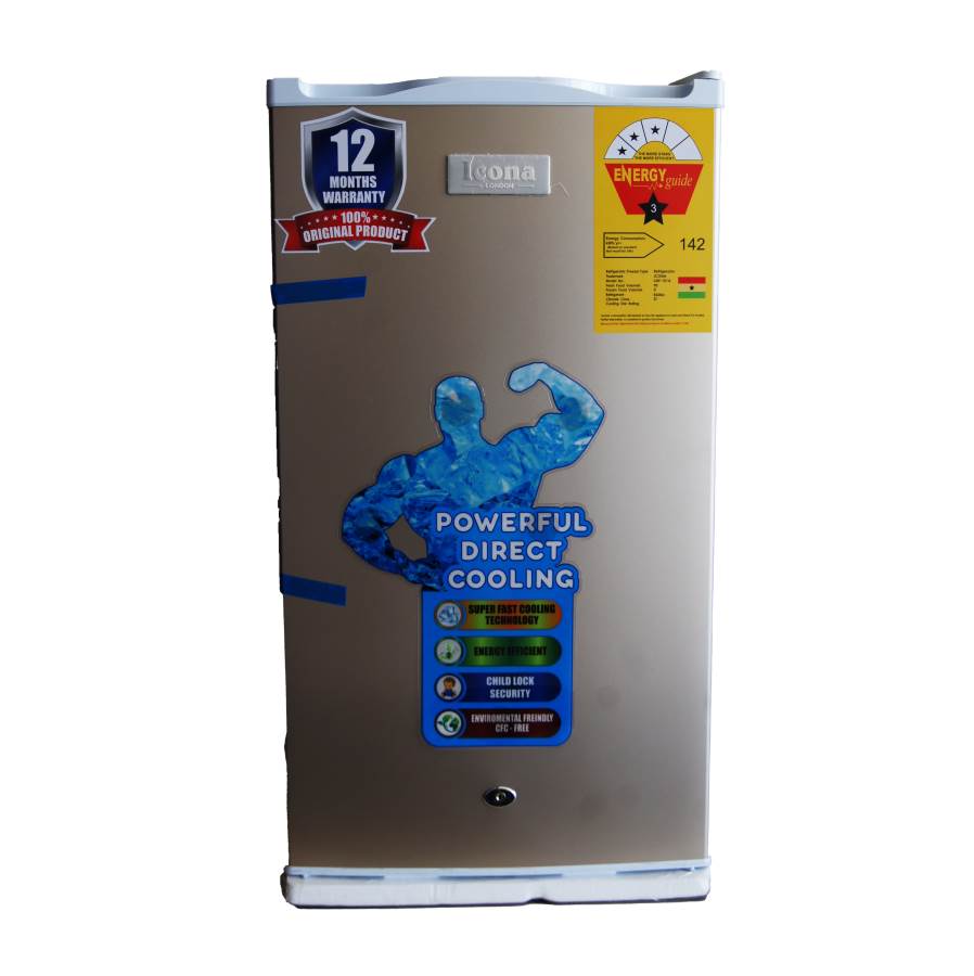 ICONA REFRIGERATOR SINGLE DOOR 92L-GOLDEN-ILRF-101AA