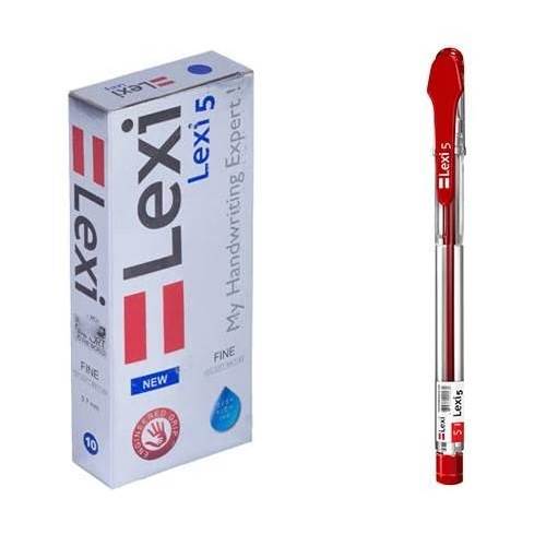 Lexi5 ball pen red color - 12pcs