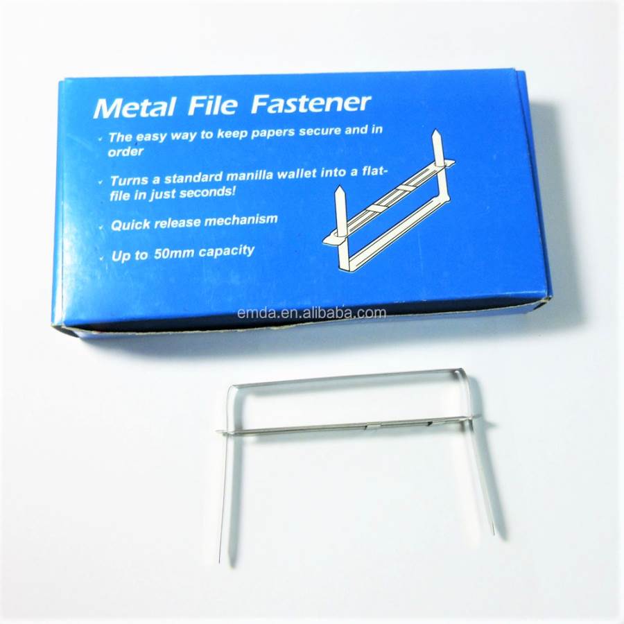 Metal file fastener 50mm - box