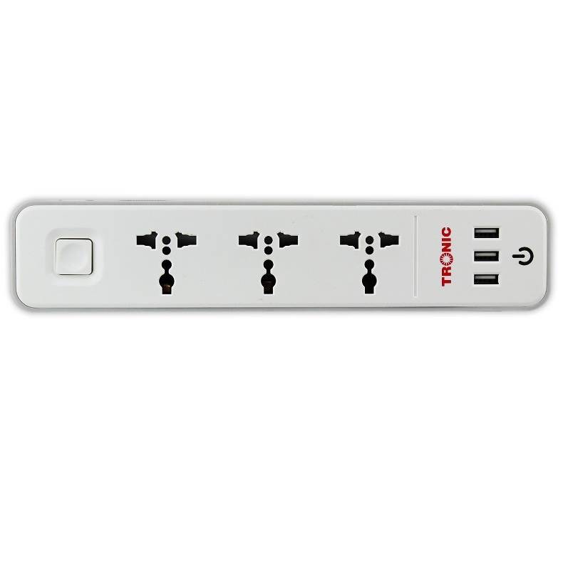 TRONIC EXTENSION SOCKET 4WAY USB-EC 7673-UB